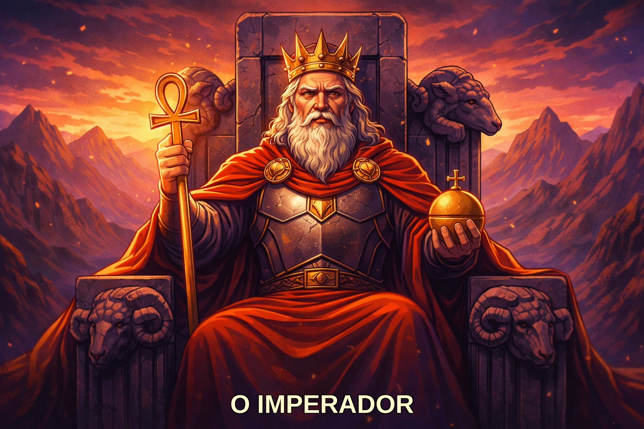 Significado da Carta do Imperador no Tarot - Taróloga lidiane franqui